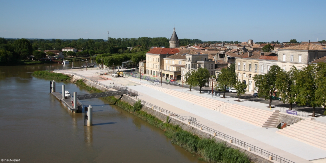 Aménagement des Quais de Libourne - Fayat Entreprise TP