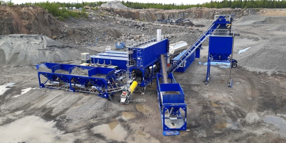 RETROFLUX – Continuous asphalt plant with countercurrent recycling