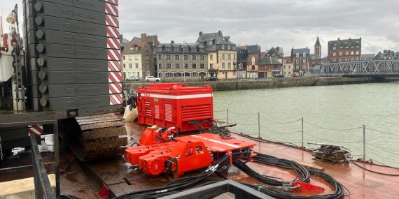 New swell attenuator in Dieppe, France - PTC