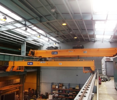 Nouveau Palan TJ 80T à la DCNS - Réalisation ADC