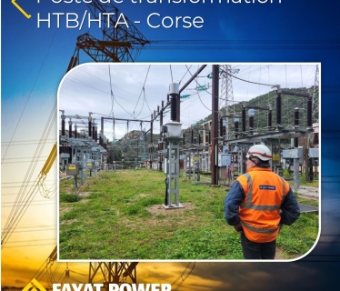 Poste de transformation HTB / HTA - Corse - Fayat Power