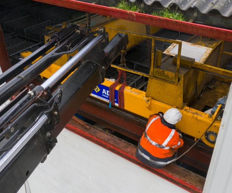 Réalisation rétrofit d'un pont roulant automatique - ADC