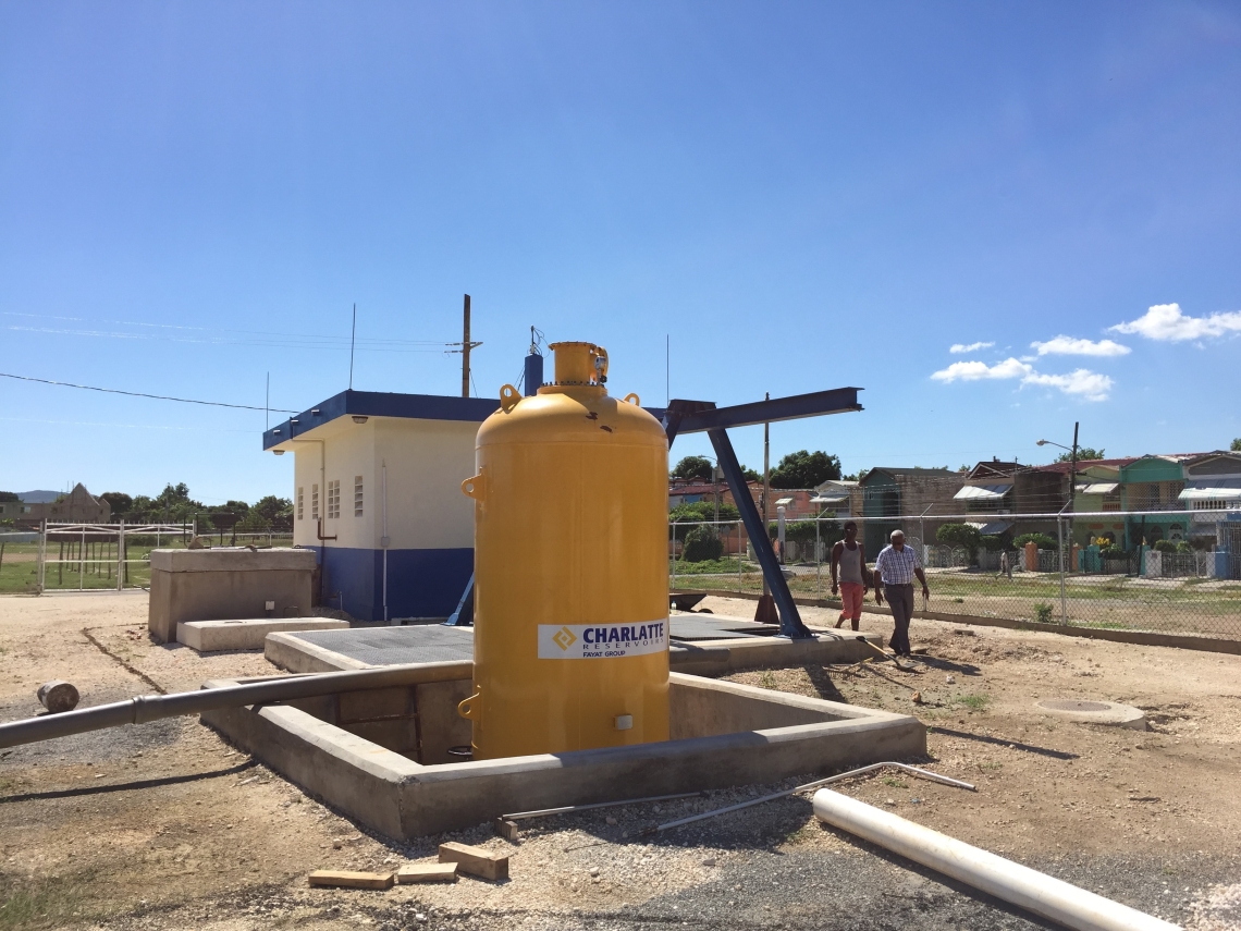 Station de pompage à la Jamaïque - Charlatte Reservoirs