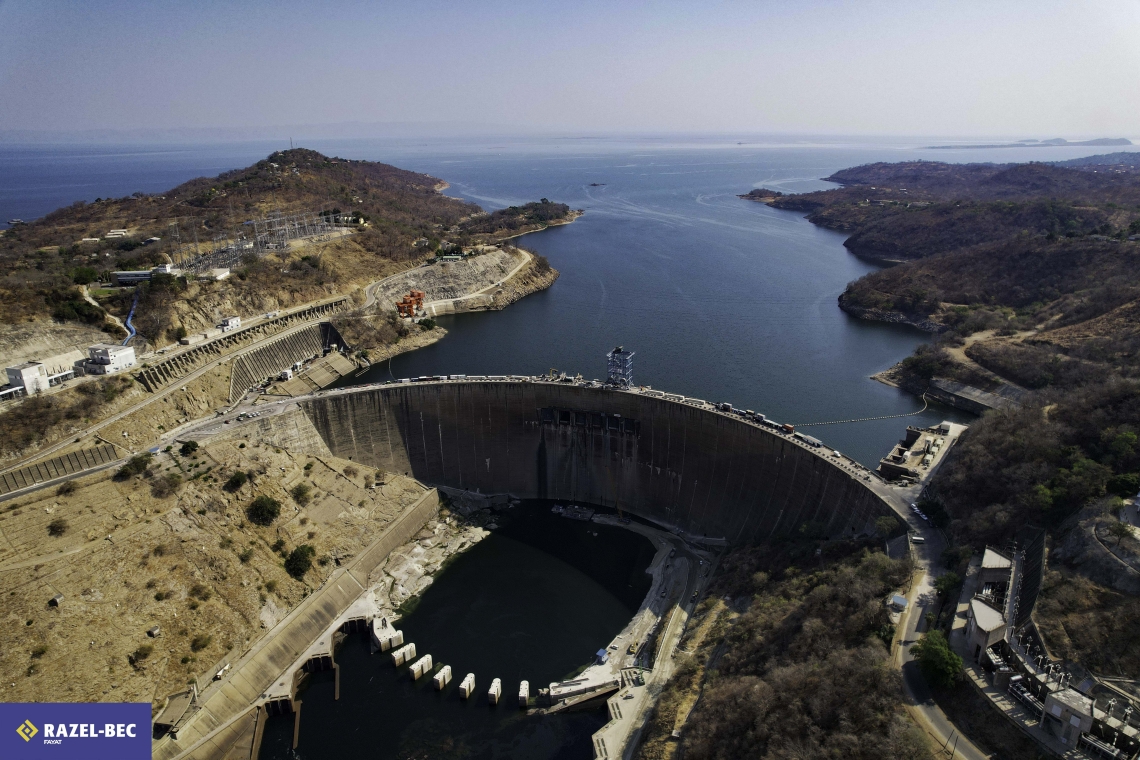 The Kariba dam in Zambia