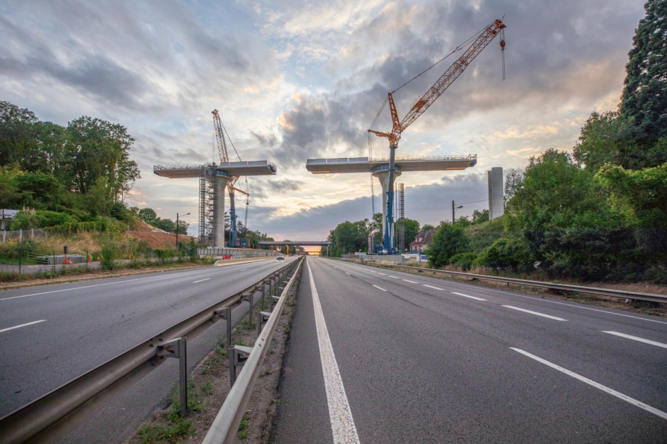 Viaduc de la ligne 18 du Grand Paris Express
