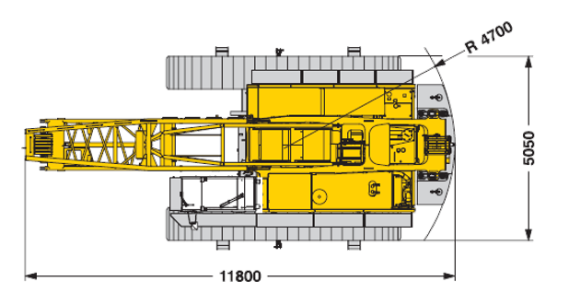 Grue LIEBHERR LR1100 - Locadrill