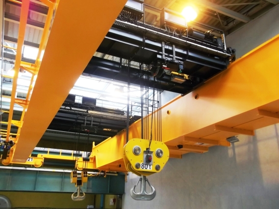 Nouveau Palan TJ 80T à la DCNS - Réalisation ADC